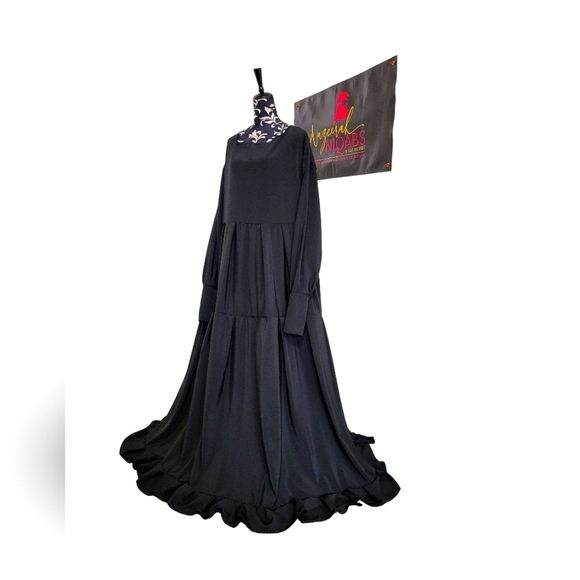 Nazeerah Niqabs | Hijabs | Hasana Tiered Abaya | Poshmark